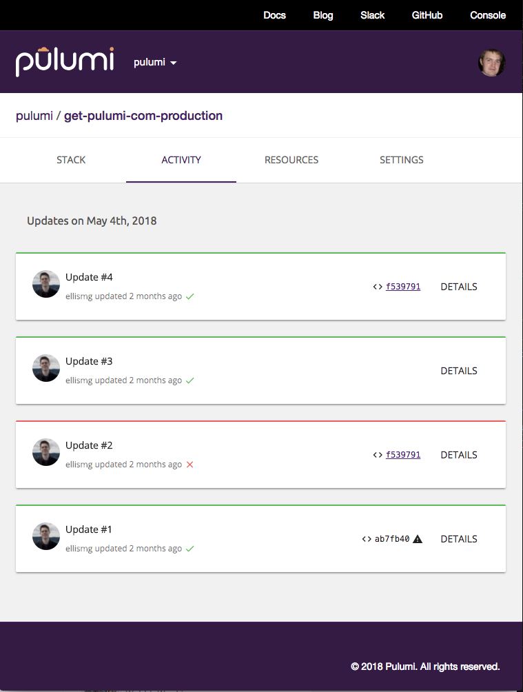 How we use Pulumi to build Pulumi | Pulumi Blog How we use Pulumi to build Pulumi | Pulumi Blog