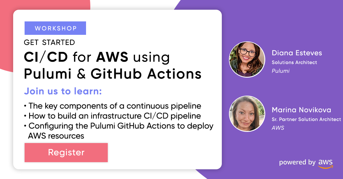 Get Started With Cicd For Aws Using Pulumi And Github Actions Pulumi 0750