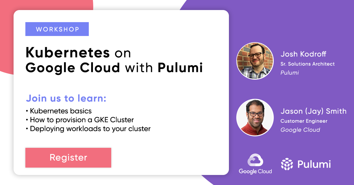 Getting Started with Kubernetes on Google Cloud | Pulumi