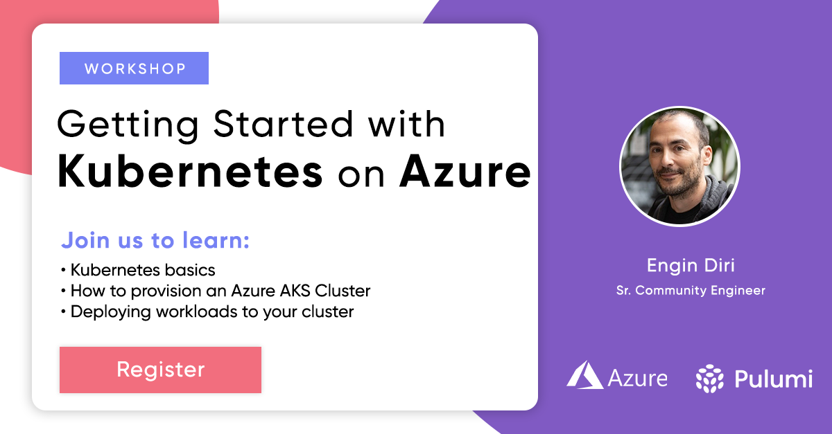 Getting started with Kubernetes on AKS with Pulumi | Pulumi Getting started with Kubernetes on AKS with Pulumi | Pulumi