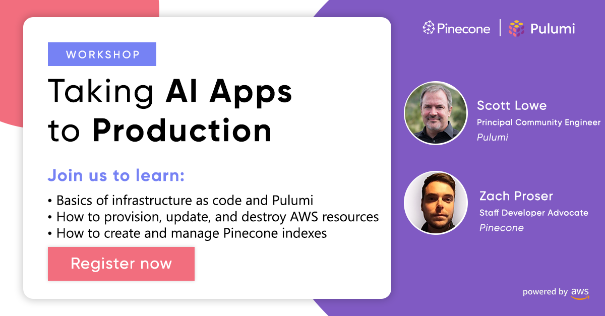 Taking AI Apps to Production | Pulumi